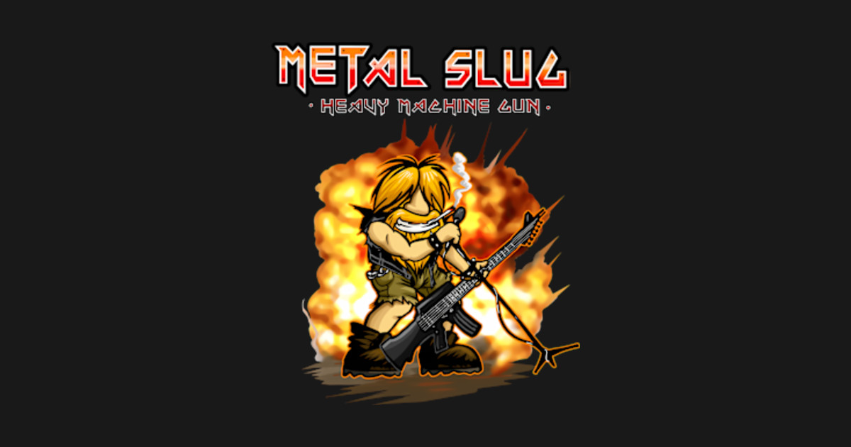 Metal Slug heavy machine gun - Metal Slug Heavy Machine Gun - T-Shirt ...