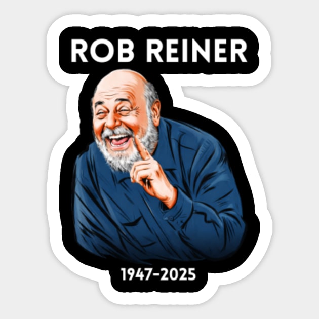 Rob-Reiner laughing - Rob Reiner - Sticker | TeePublic