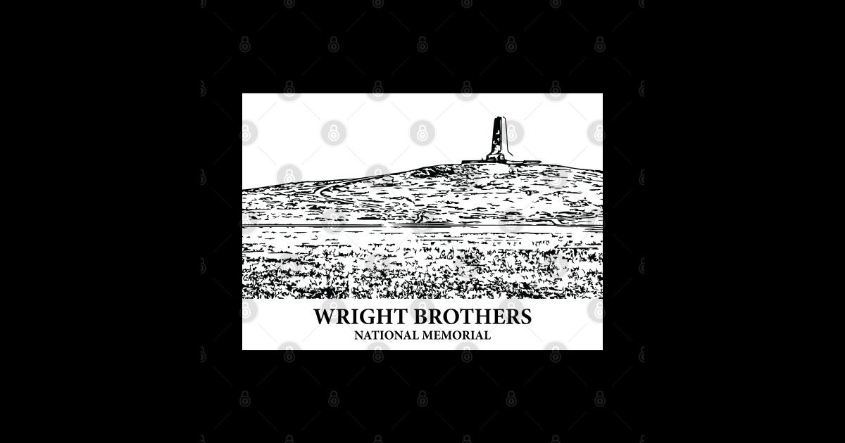 Wright Brothers National Memorial - Wright Brothers - Sticker | TeePublic