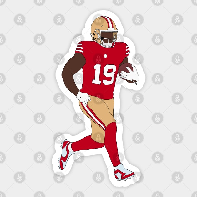 D Samuel Minimal - Deebo Samuel - Sticker | TeePublic