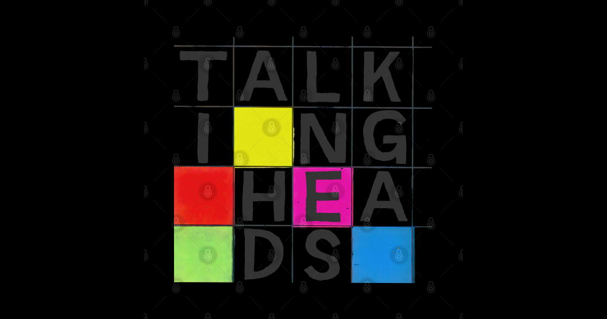Talking Heads // Retro Original Fan Art Design - Talking Heads ...