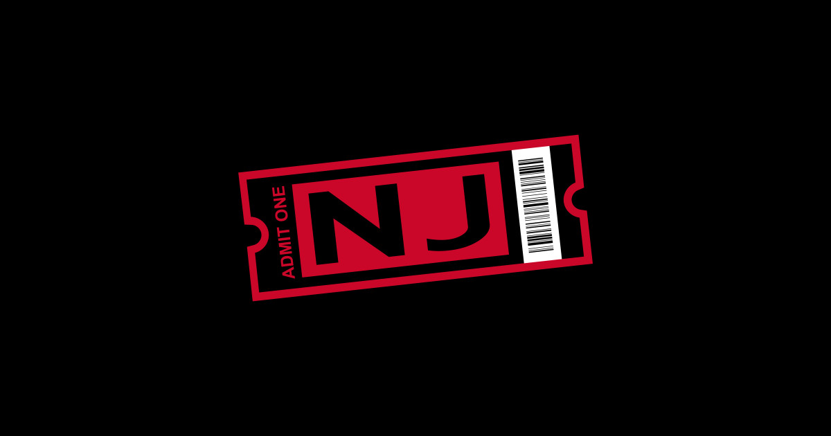 NJ Ticket - New Jersey - T-Shirt | TeePublic