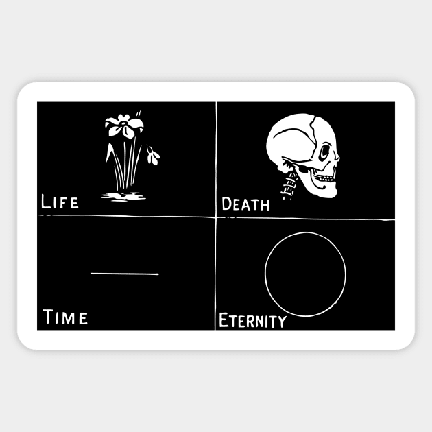 Collect All Four - Life - Sticker | TeePublic