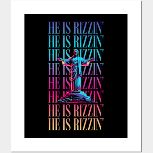 Rizz Master Jesus Christ is Rizzin' Funny Easter 2024 Tee He is Rizzin ...