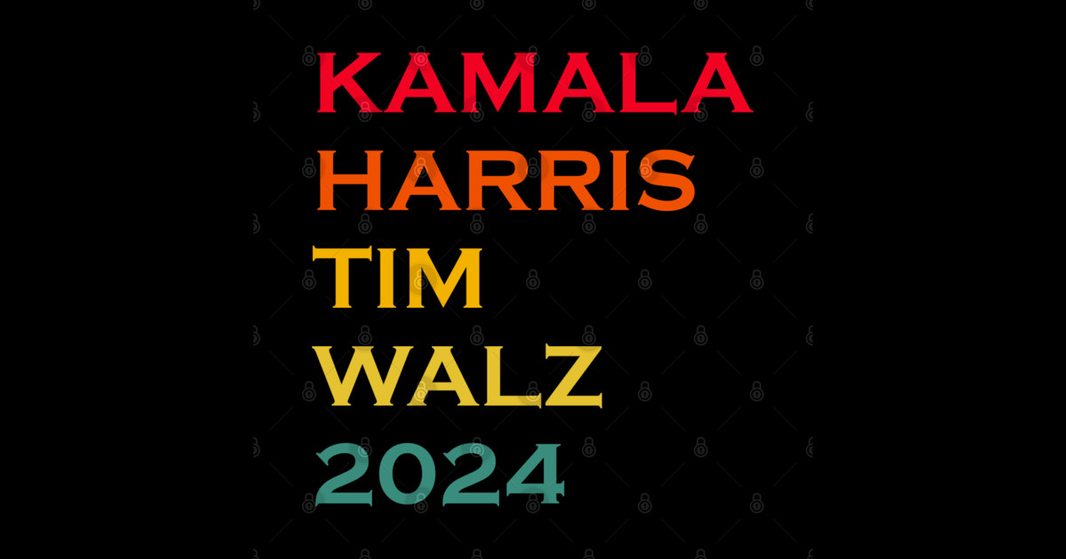 Kamala Harris Tim Walz 2024 - Harris Walz - Posters and Art Prints ...