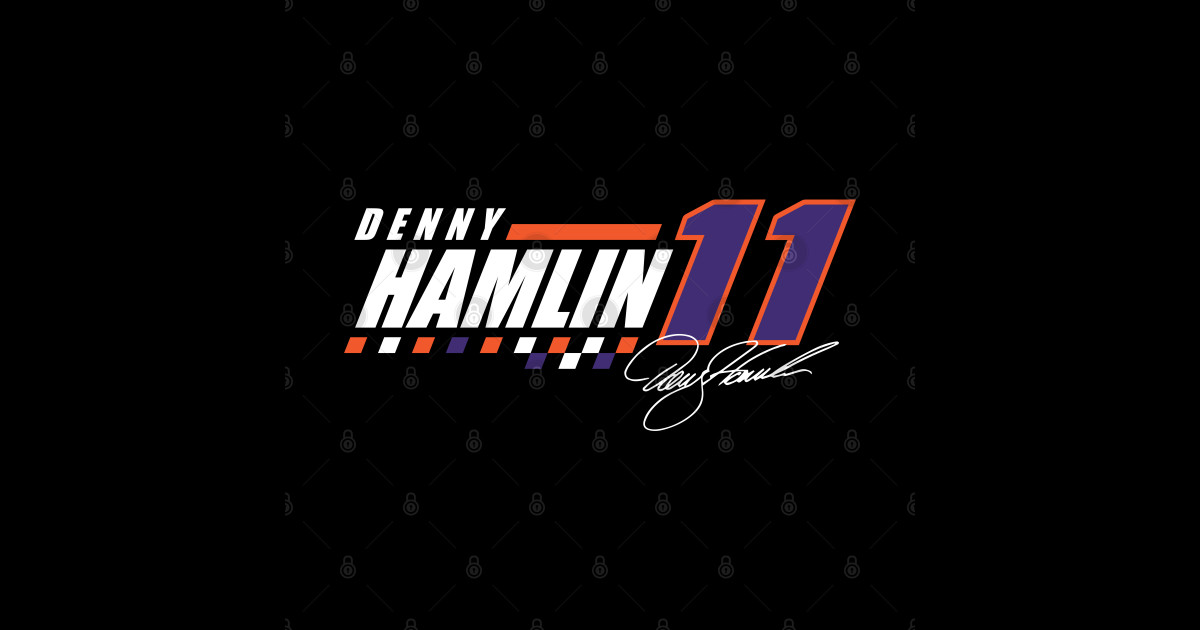 Denny Hamlin - Denny Hamlin - Sticker | TeePublic
