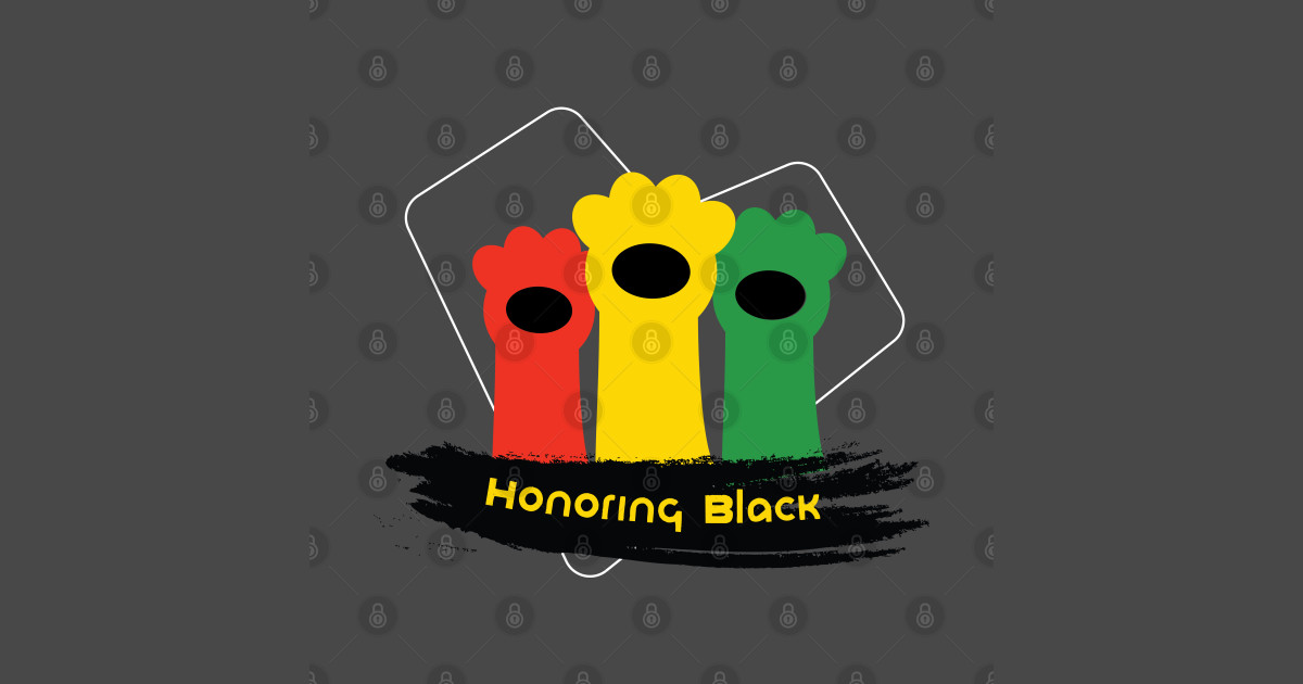 Neko Trio Fists Honoring Black and Celebrating Black History Month ...