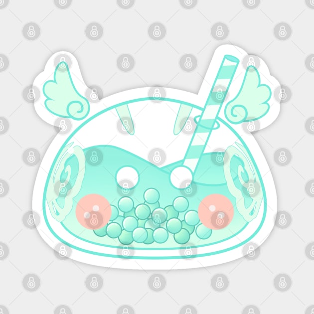 Genshin Impact cute Slime Anemo Boba - Genshin Impact Slime Anemo ...