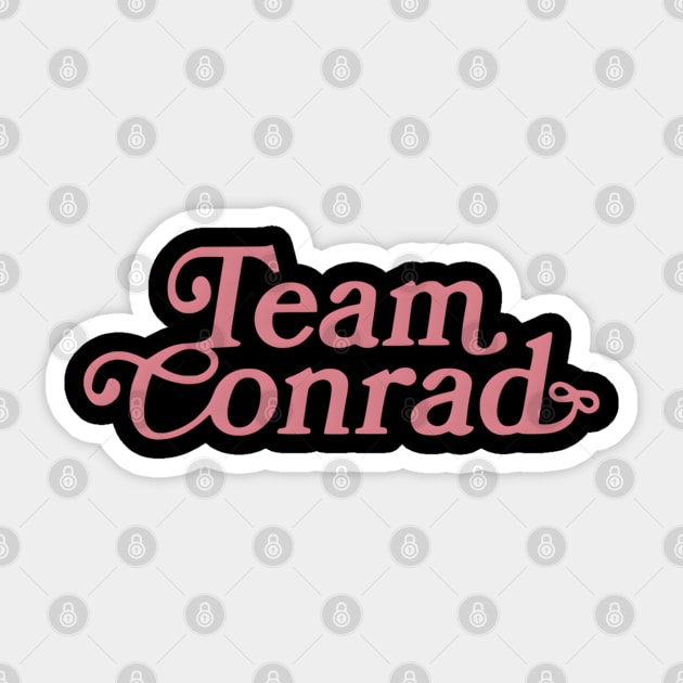 Team Conrad The Summer I Turned Pretty - Team Conrad Summer - Sticker ...