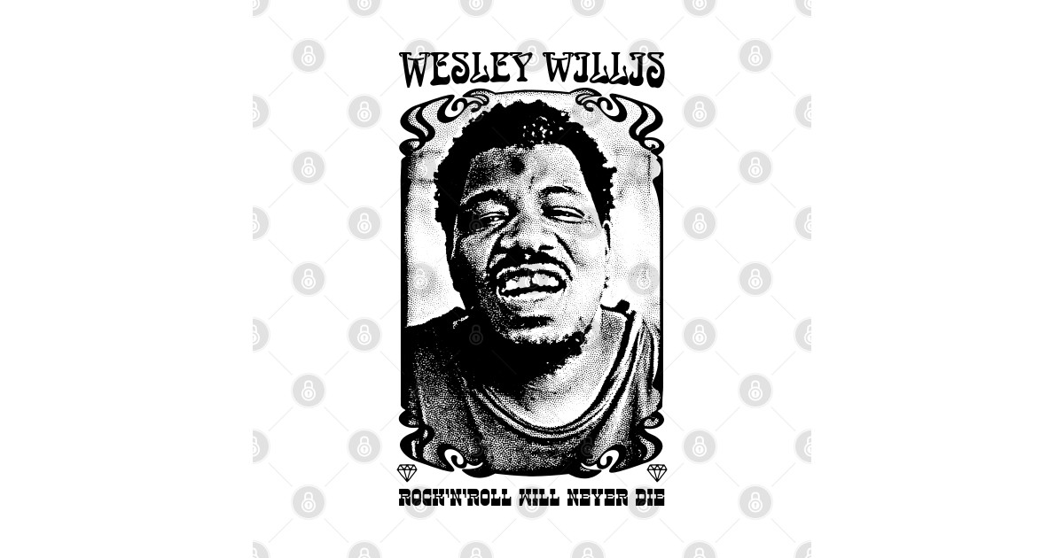 Wesley Willis /// Retro Style Fan Art Design - Wesley Willis - T-Shirt ...