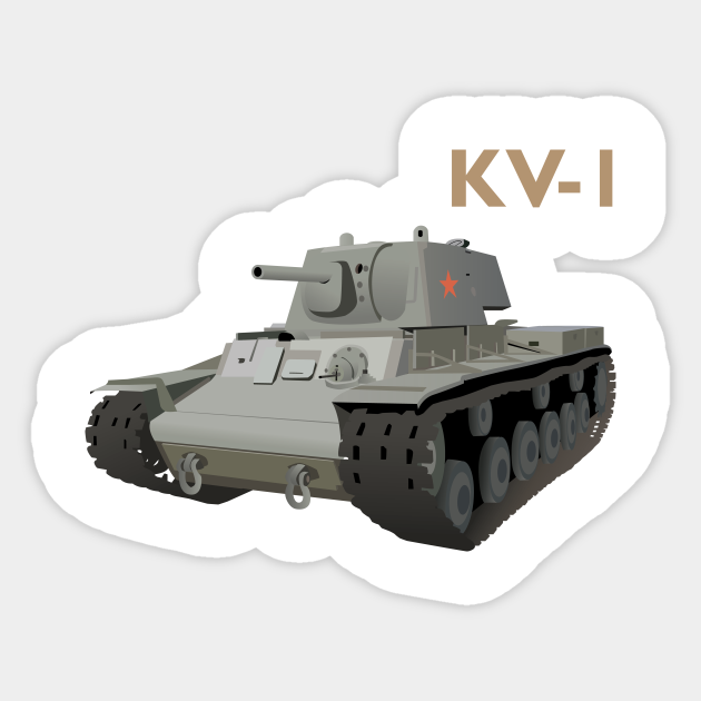 Soviet KV-1 Tank - Kv 1 - Sticker | TeePublic