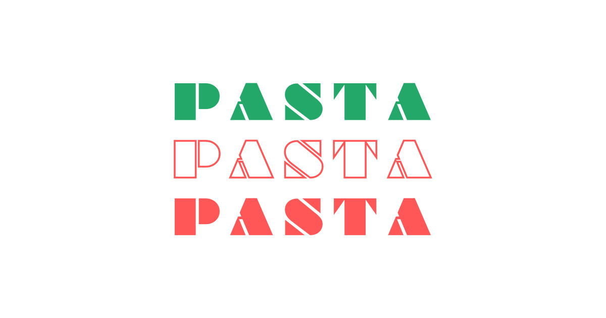 Pasta Pasta Pasta Italian Flag - Pasta Addict Gift - T-Shirt | TeePublic