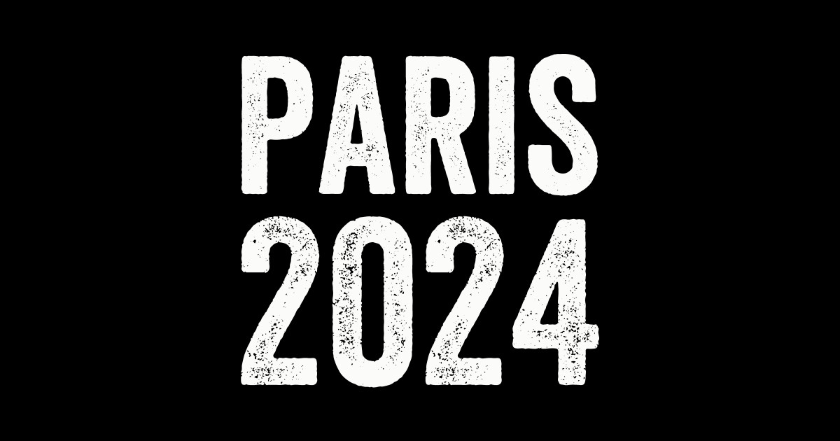 Paris 2024 - Text Style White Font - Paris Olympics 2024 - Sticker ...
