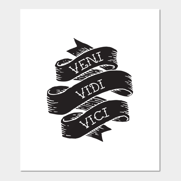 Veni, Vidi, Vici - Veni Vidi Vici - Posters and Art Prints | TeePublic