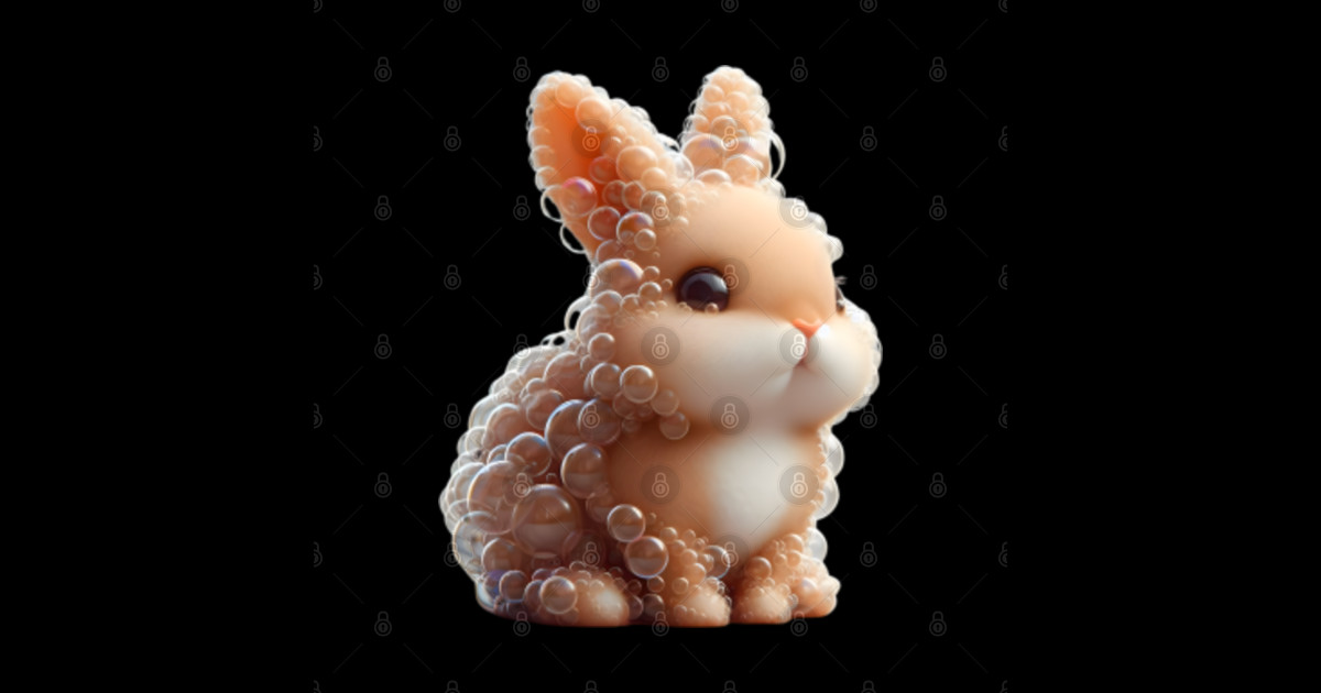 Bubble Bunny - Bunny Rabbit - Sticker | TeePublic
