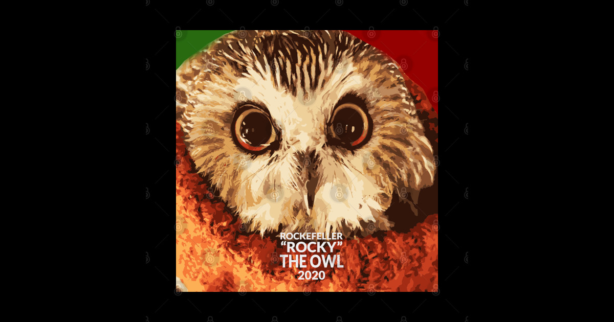 Rockefeller Rocky The Owl - Rockefeller The Owl - Sticker | TeePublic