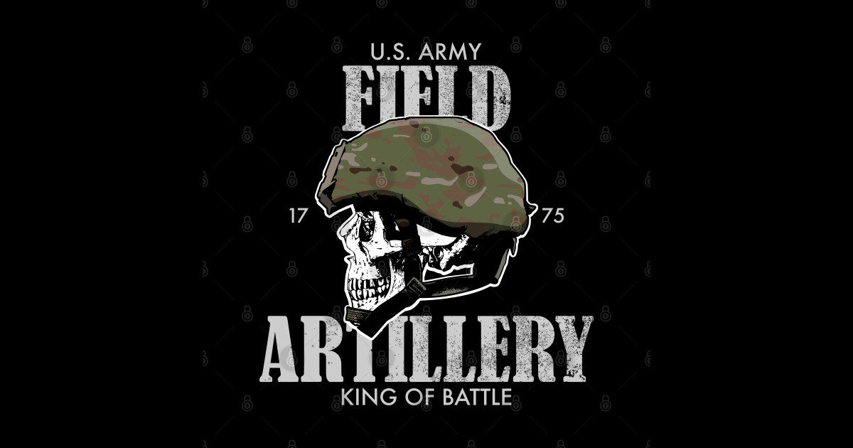 US Field Artillery (distressed) - Us Army Artillery - Sticker | TeePublic