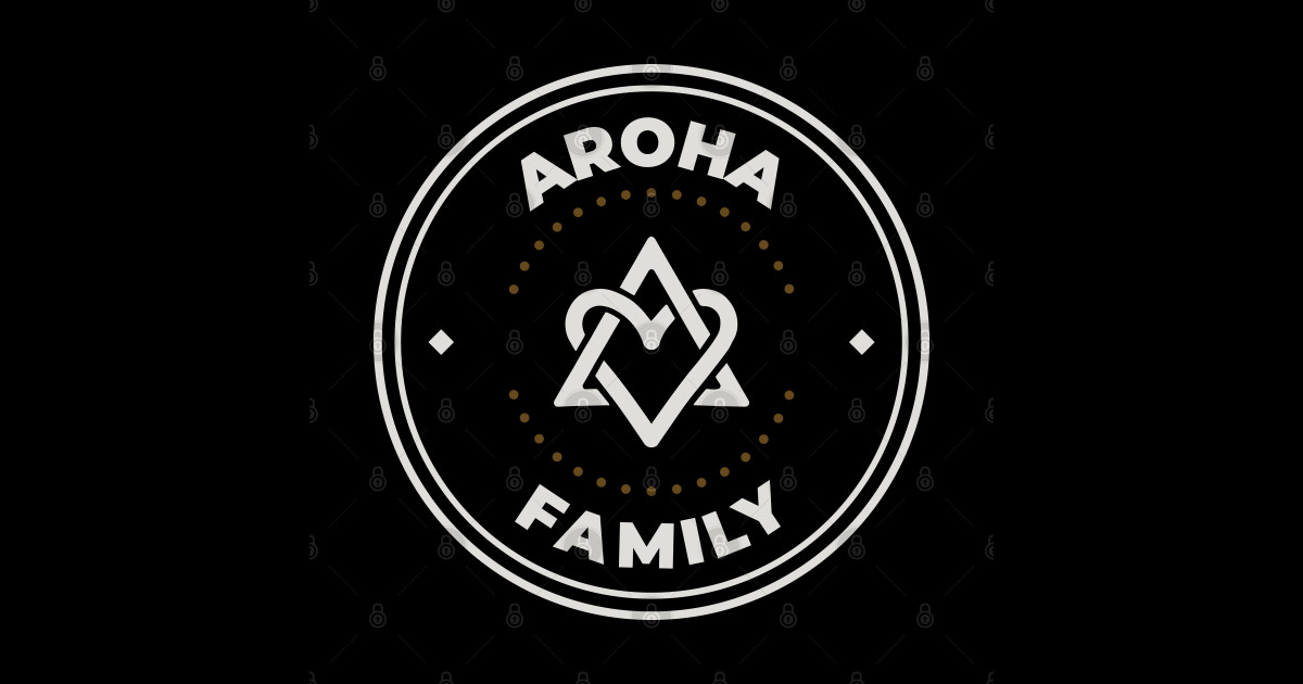 Astro Aroha family logo - Aroha - Sticker | TeePublic