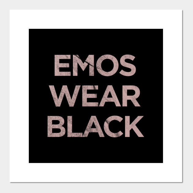 Emo - Emo - Posters and Art Prints | TeePublic
