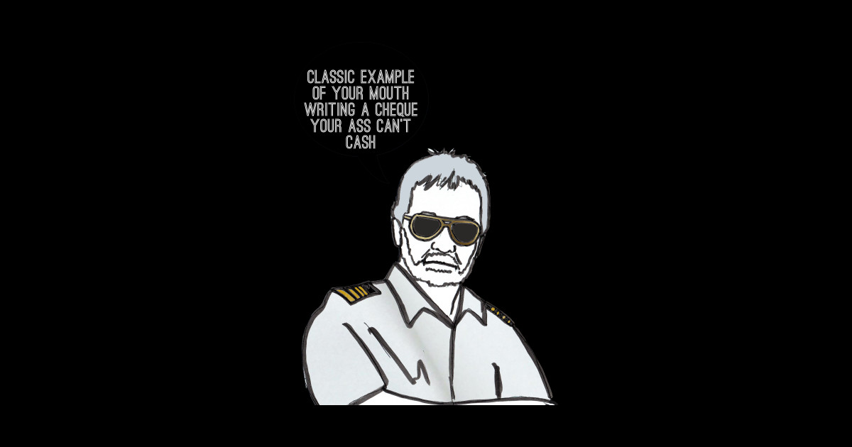 Classic Captain - Below Deck - Sticker | TeePublic