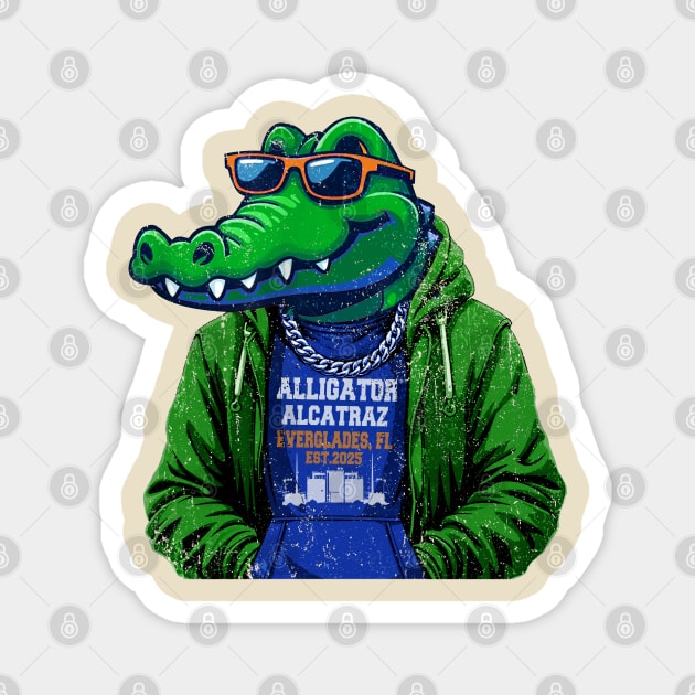 Alligator Alcatraz, Florida Everglades - Alligator Alcatraz - Magnet ...