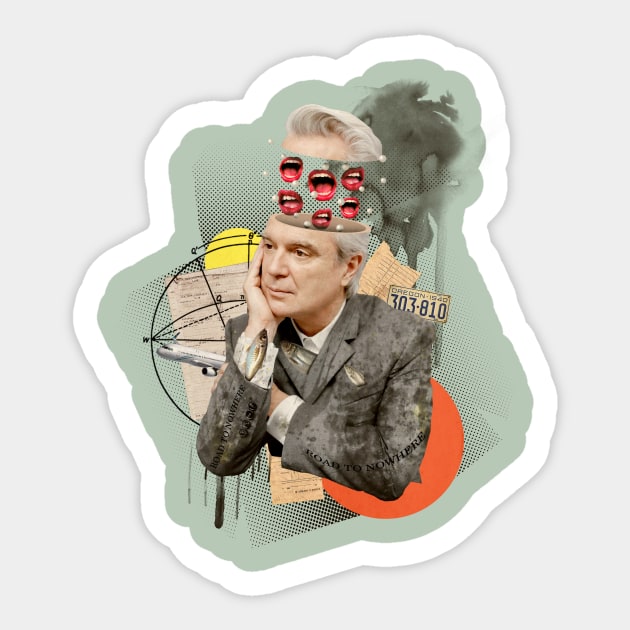 road to nowhere - Music - Sticker | TeePublic