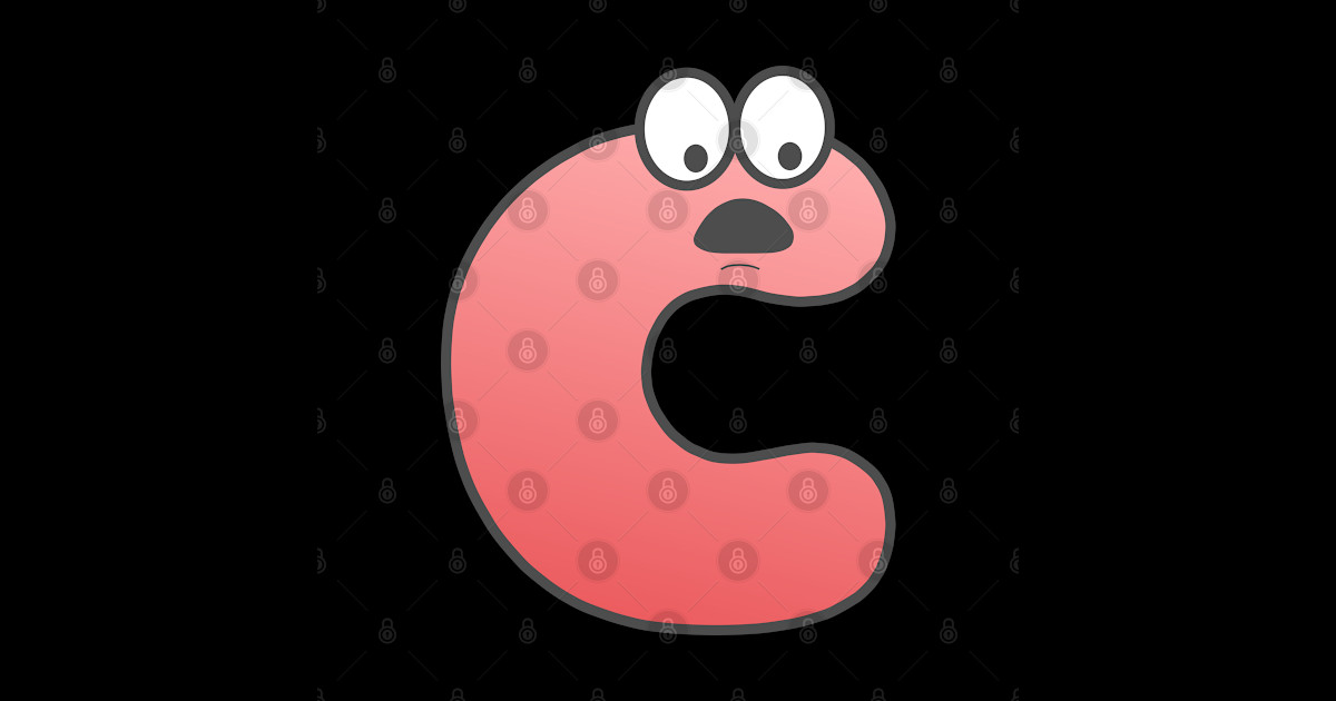 letter C red - Letter C - Posters and Art Prints | TeePublic