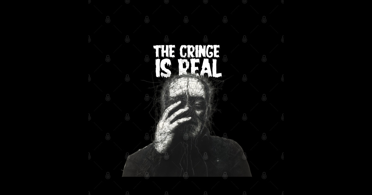 Dump Trump: The Cringe is Real - Cringe - Sticker | TeePublic
