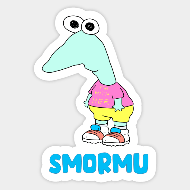 IT'S SMORMU! - Smiling Friends - Sticker | TeePublic