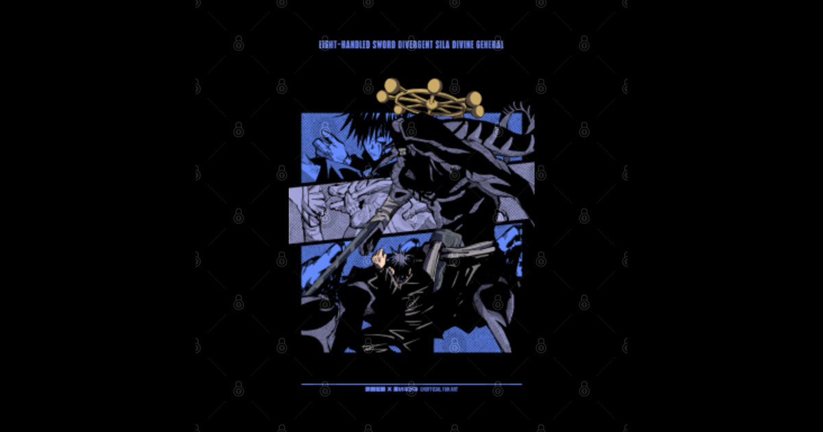 THE DIVINE GENERAL III | ANIME AND MANGA DESIGN - Mahoraga - Sticker ...