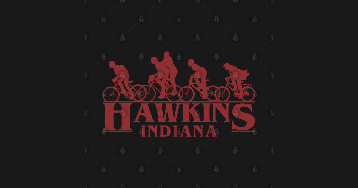 Hawkins Indiana Stranger Things M10190 - Stranger Things - T-Shirt ...