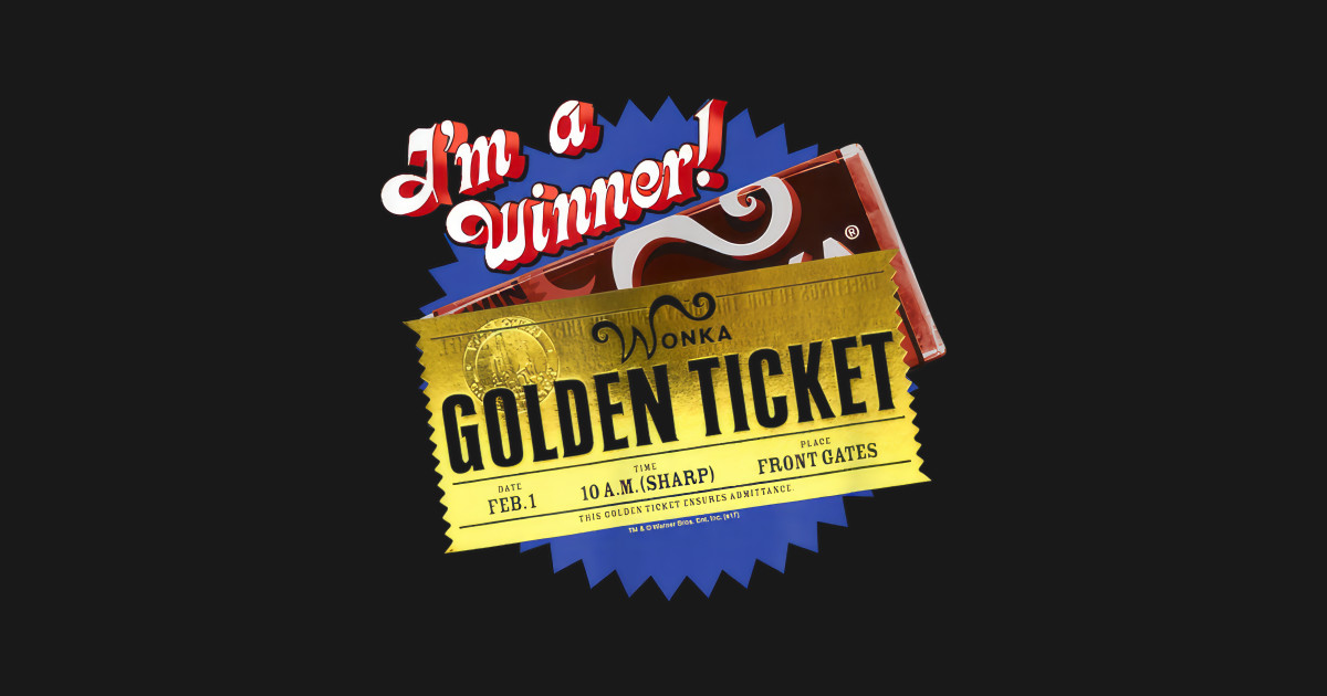Charlie And The Chocolate Factory Golden Ticket - neomi-store #3416 ...