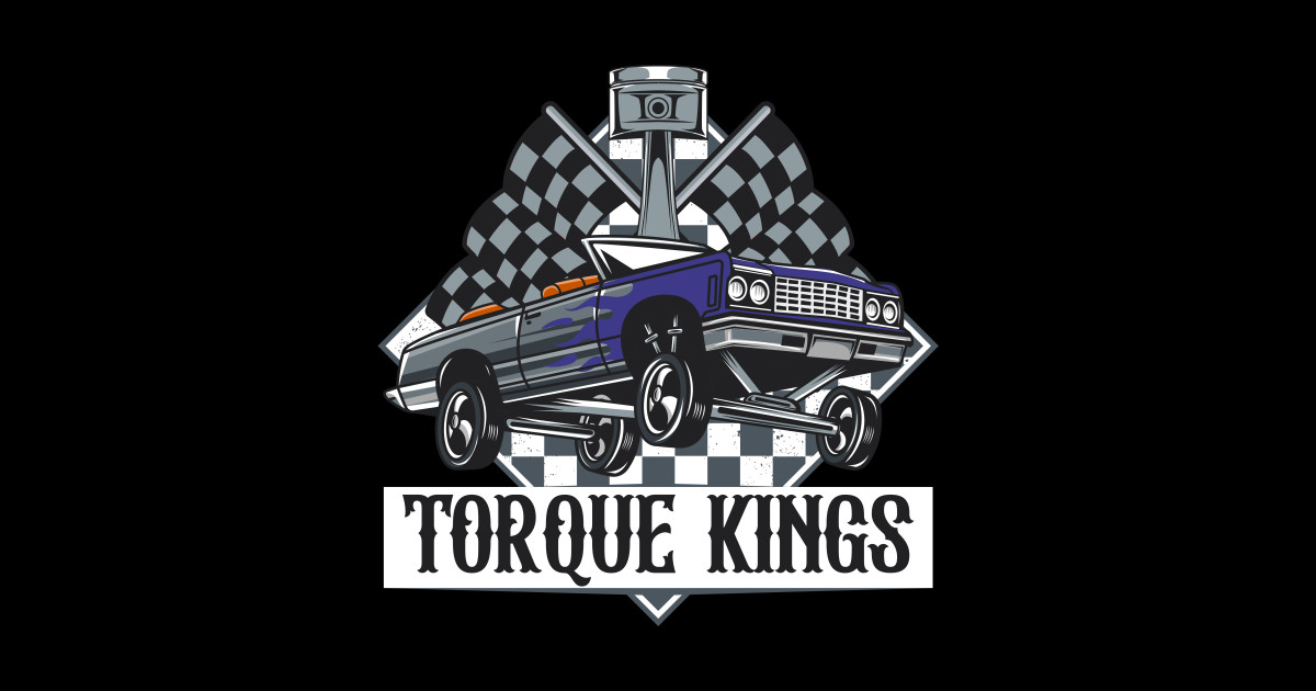 Torque Kings Muscle Car - Torque Kings Muscle Car - Sticker | TeePublic