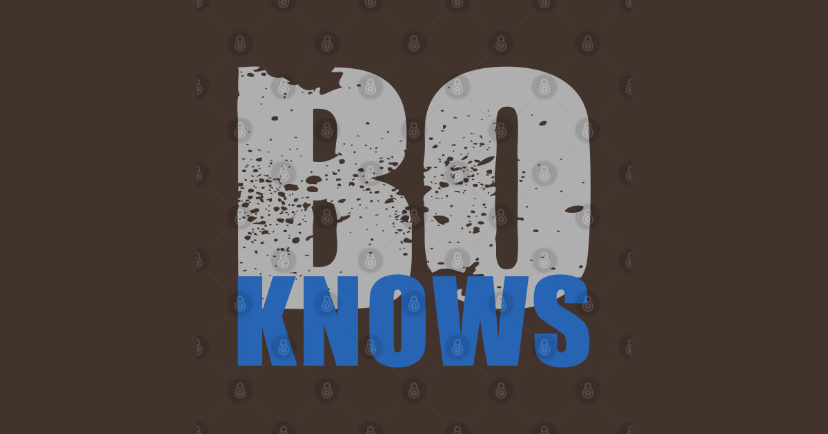 Bo Knows football - Retro Vintage - Bo Knows - T-Shirt | TeePublic