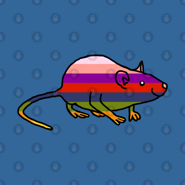 Rainbow Rat - Rat - Mug | TeePublic