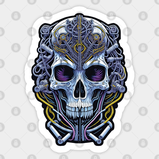 Cyborg Heads - Cyborg Heads - Sticker | TeePublic