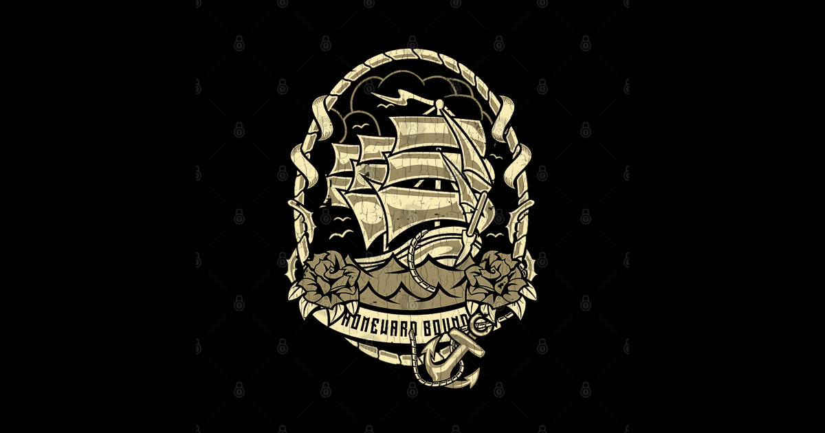 Vintage Pioneer Ship Homeward Bound - Ship - Sticker | TeePublic