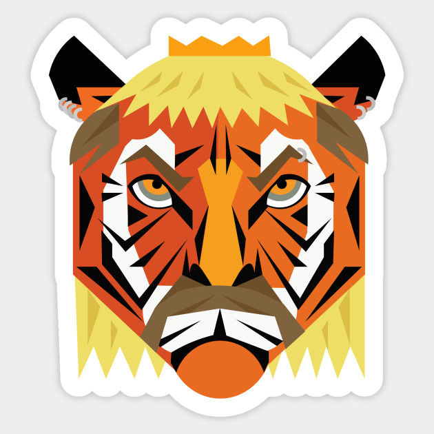 Tiger Exotic - Joe - Sticker | TeePublic