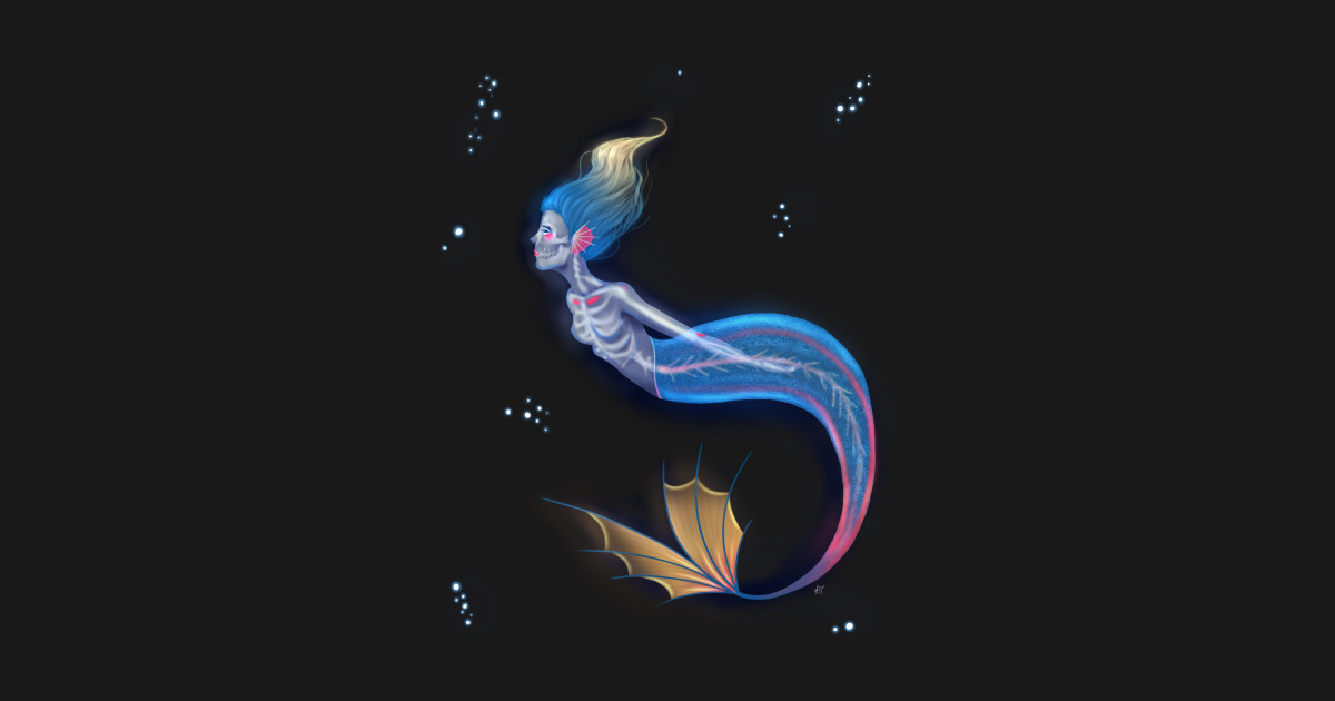 Deep Sea Mermaid - Mermaid - T-Shirt | TeePublic