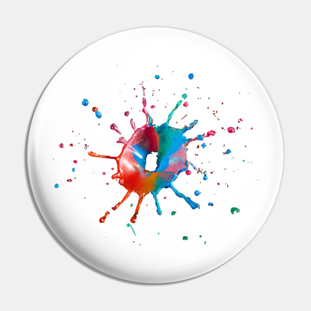 Paint explosion splash design - Paint Splash - Pin | TeePublic