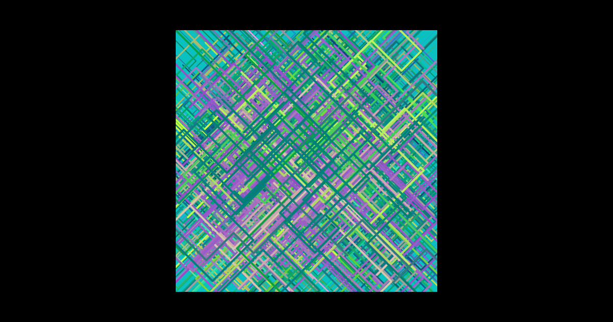 Abstract Diagonal Line Pattern - Abstract - Sticker | TeePublic