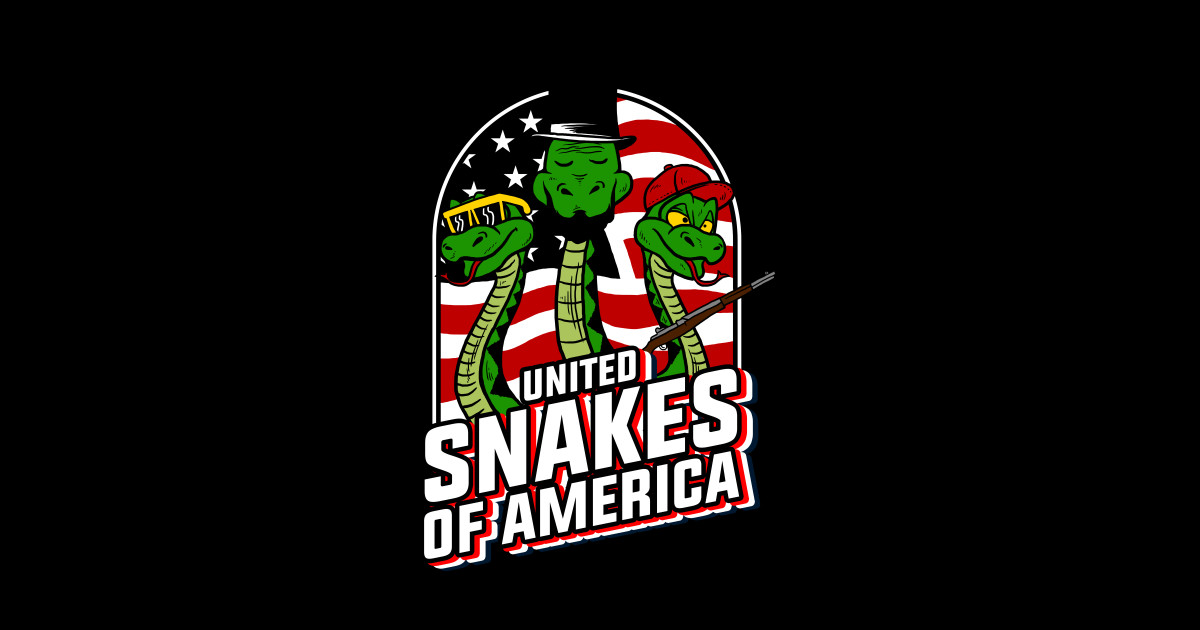 United Snakes Of America - Snek - Sticker | TeePublic