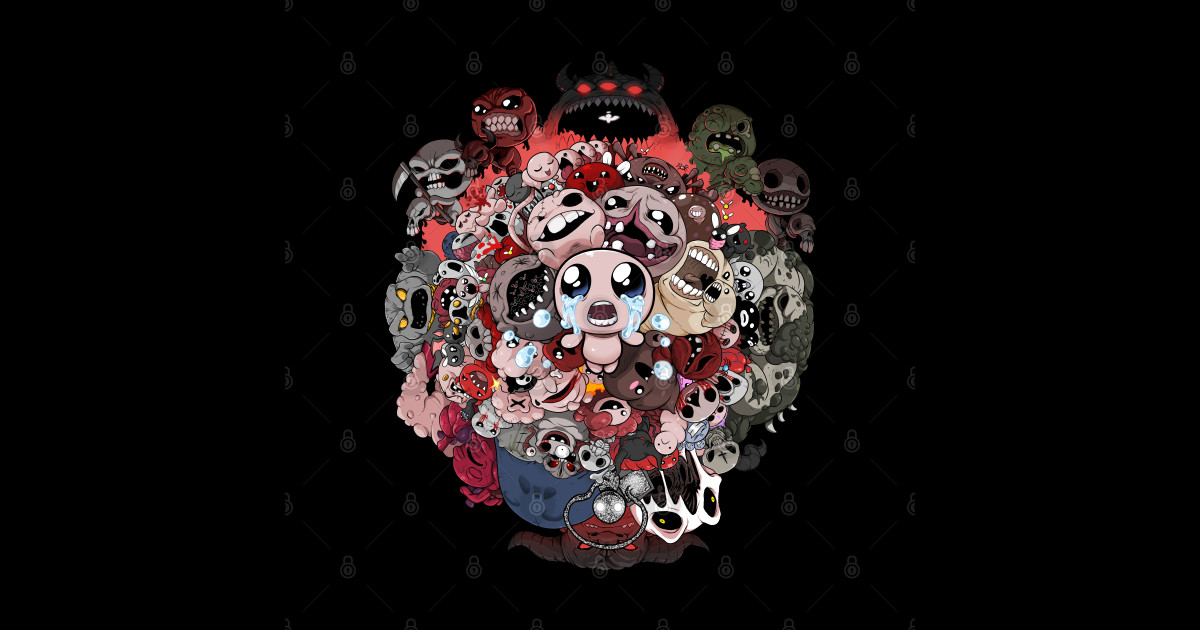Binding of Isaac Color - Binding Of Isaac - Sticker | TeePublic