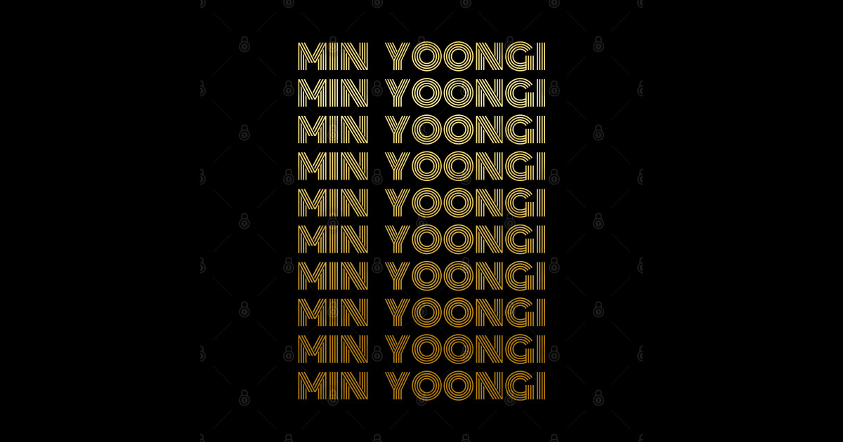 Min Yoongi - SUGA BTS Army Merchandise - Min Yoongi - Sticker | TeePublic