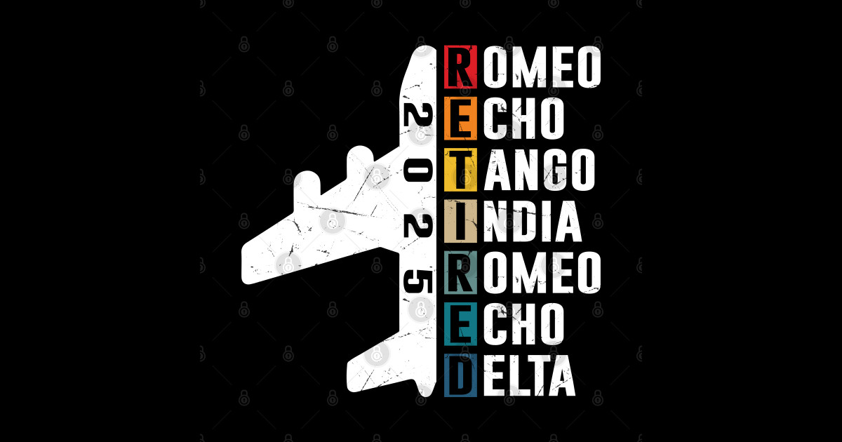 Romeo Echo Tango Retired Military Phonetic Alphabet Veteran - Retired ...