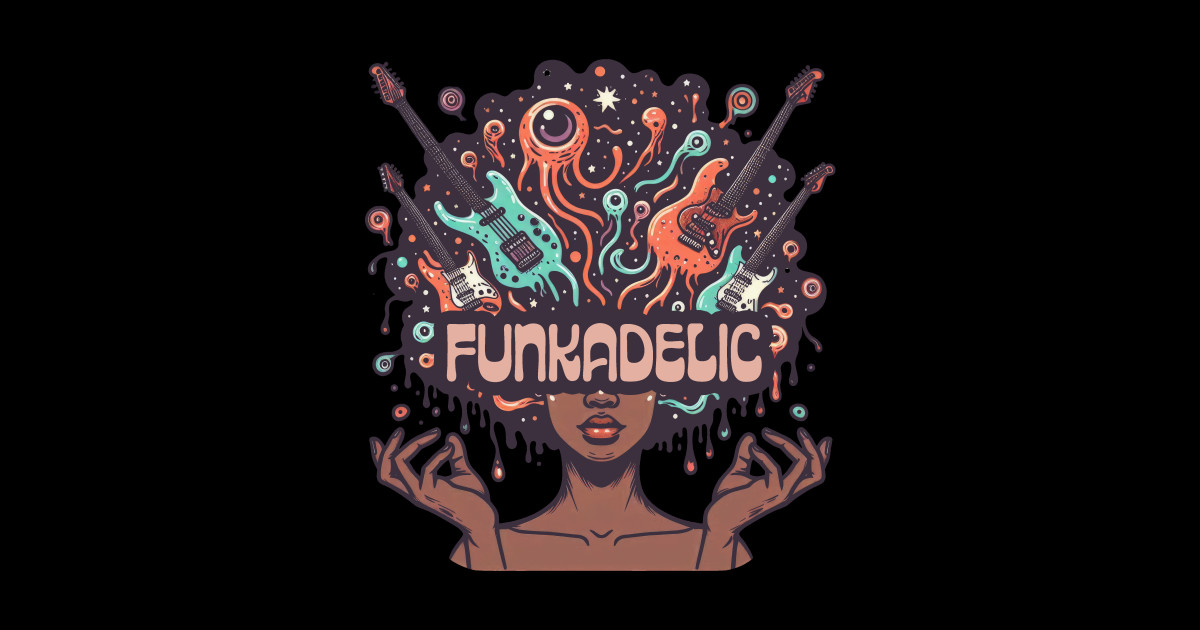 Funkadelic, Funk Rock, Vintage retro funk, 70s - Funkadelic - Posters ...