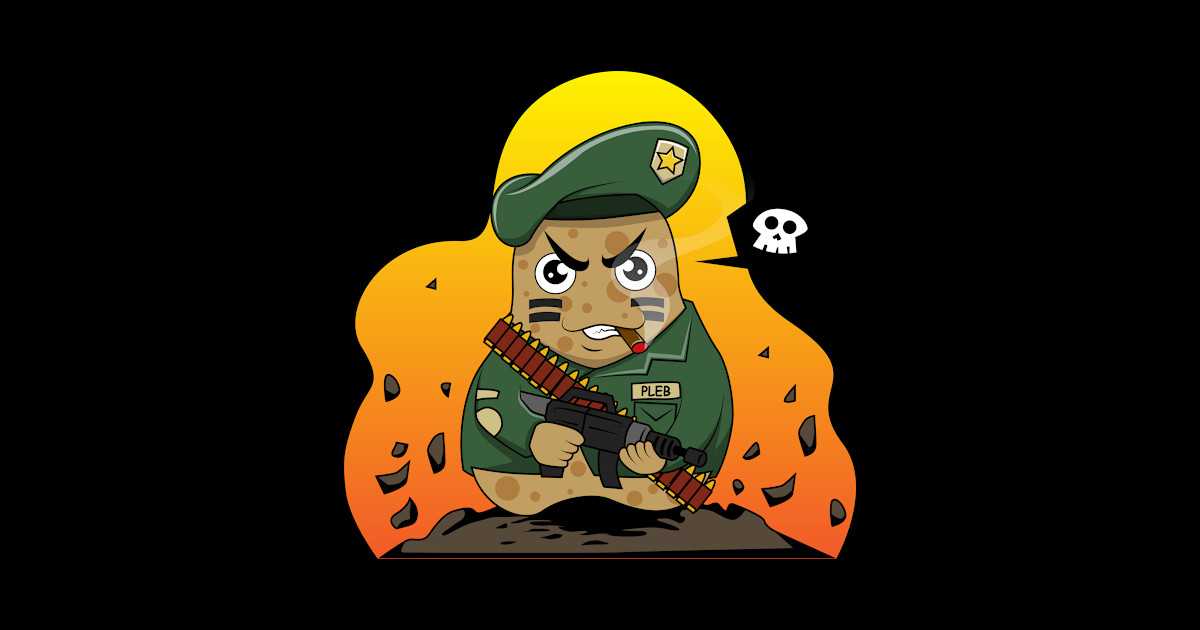 Potato Army - Potato - Posters and Art Prints | TeePublic
