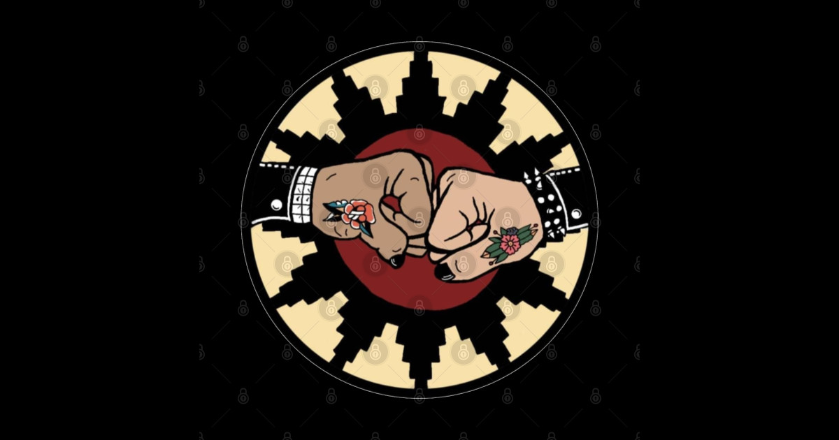 Indigenous punk homies - Indigenous Punk Homies - Sticker | TeePublic