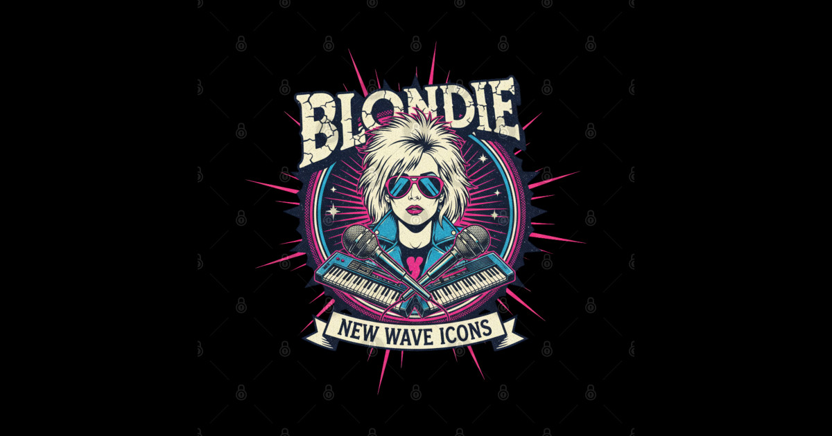 Blondie New Wave Icons - 80s Synth Pop Retro Fan Tribute - Blondie ...