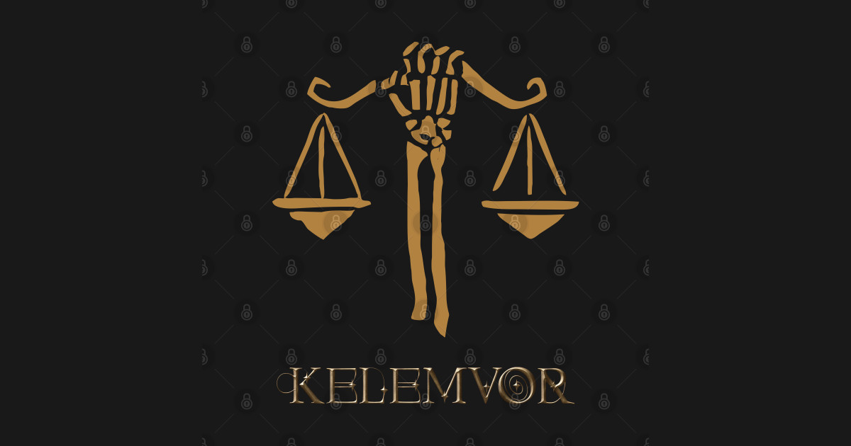 Symbol of Kelemvor DnD Dragon God of Death. Baldurs gate 3 - Baldurs ...